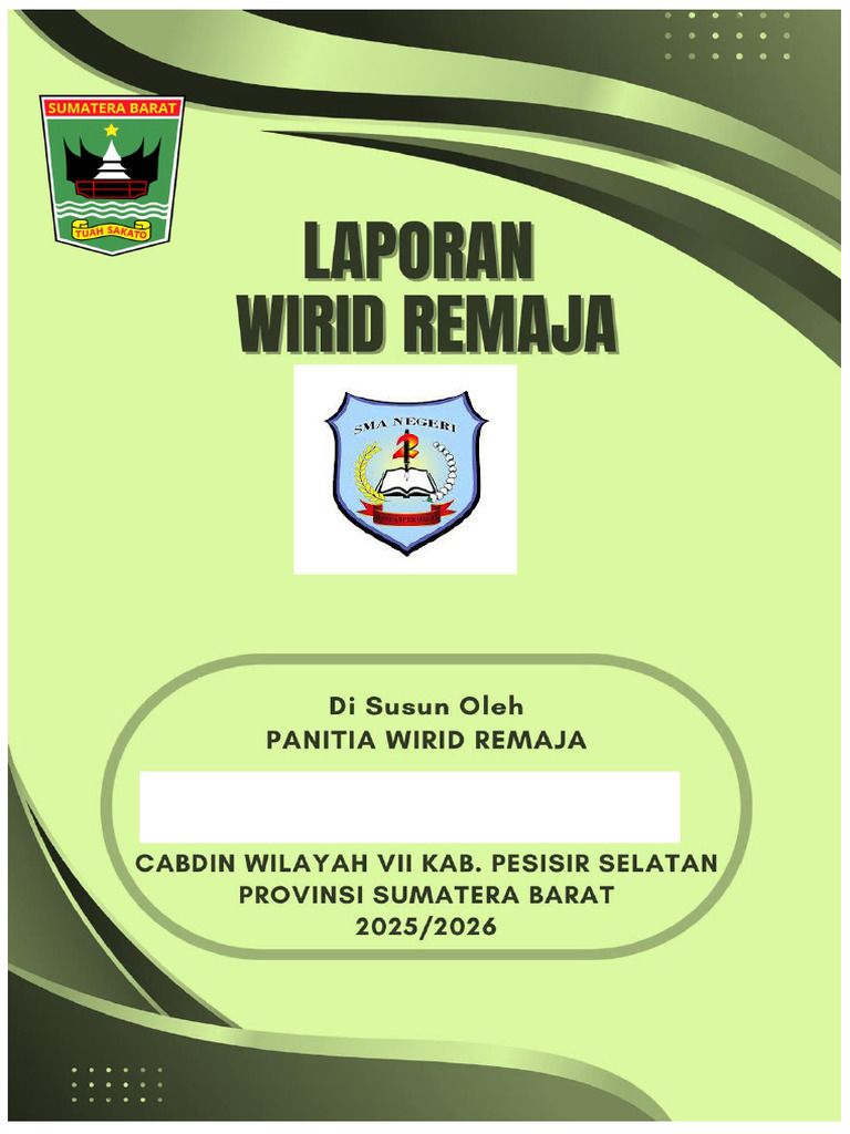 Laporan Wirid Remaja SMAN 2 Basa Ampek | PDF