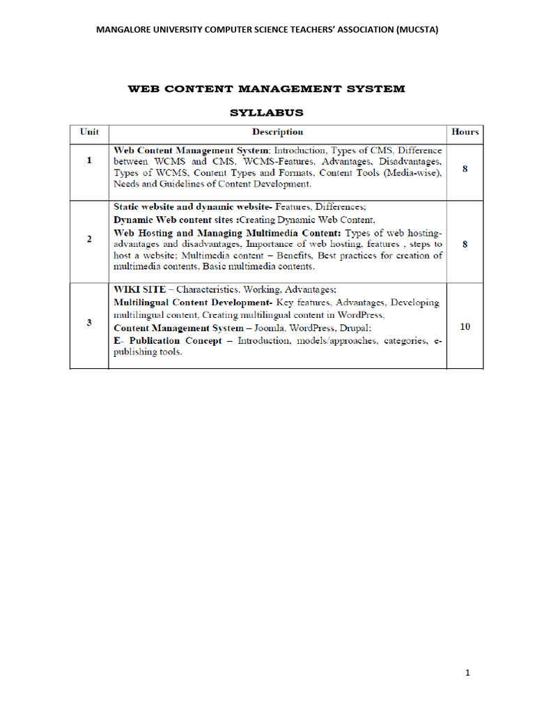 Web Content Management System Overview | PDF | World Wide Web ...