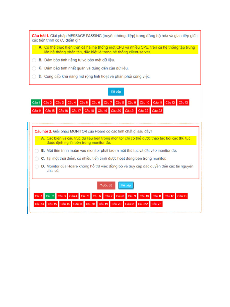 Bài 5 - Đồng bộ hóa tiến trình - HDH | PDF