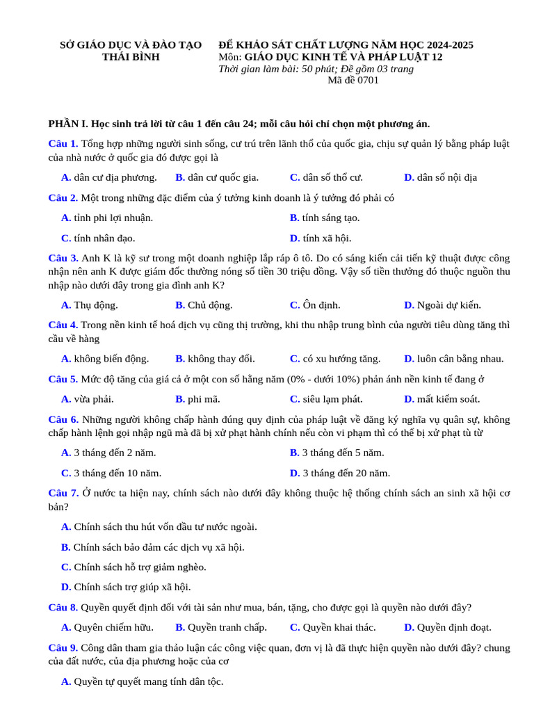 Thái Bình_L10 | PDF