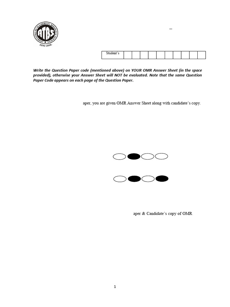 Nseb Paper 3 | PDF