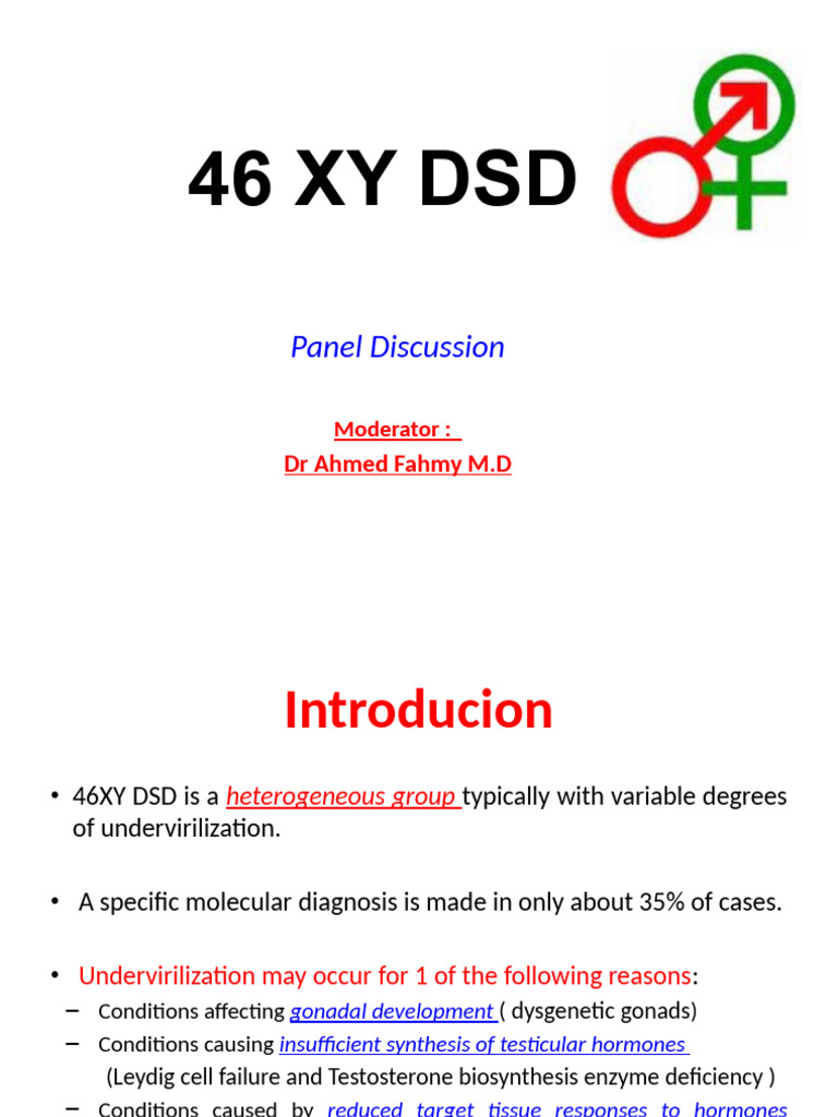 46 xy dsd panel | PDF | Testicle | Androgen