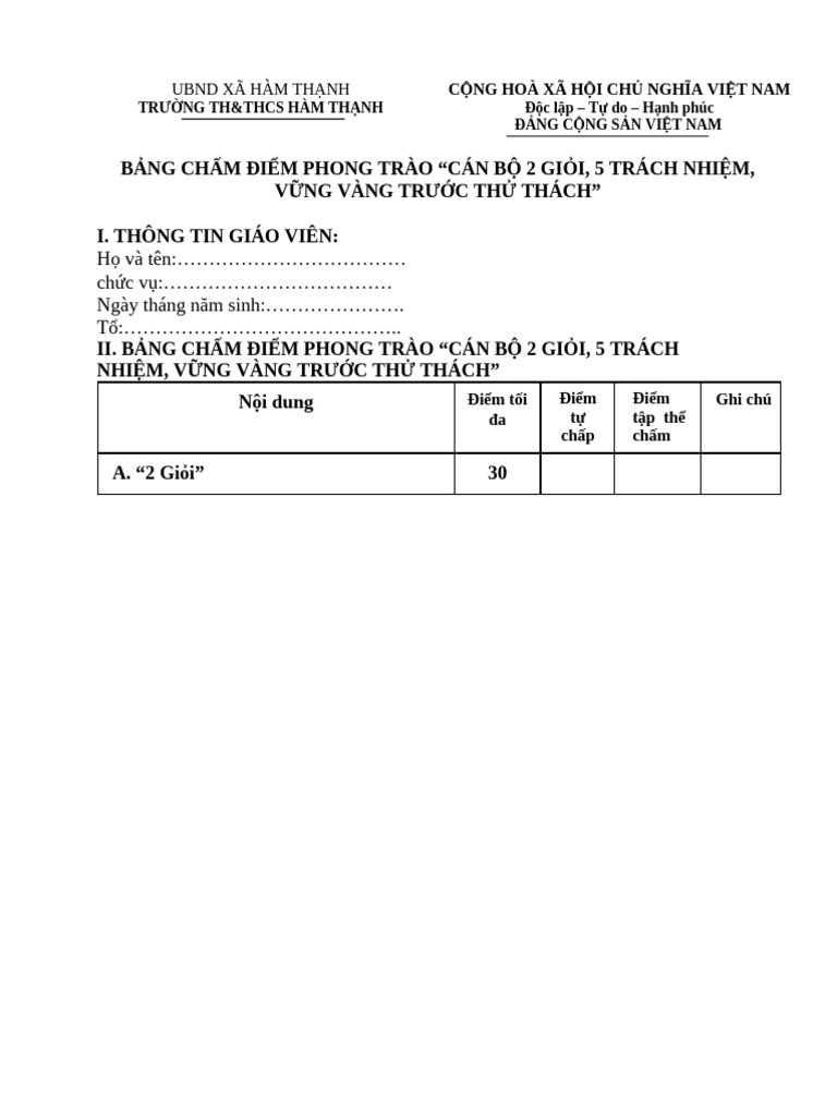 01 HD cham diem can bo 2 gioi GV | PDF