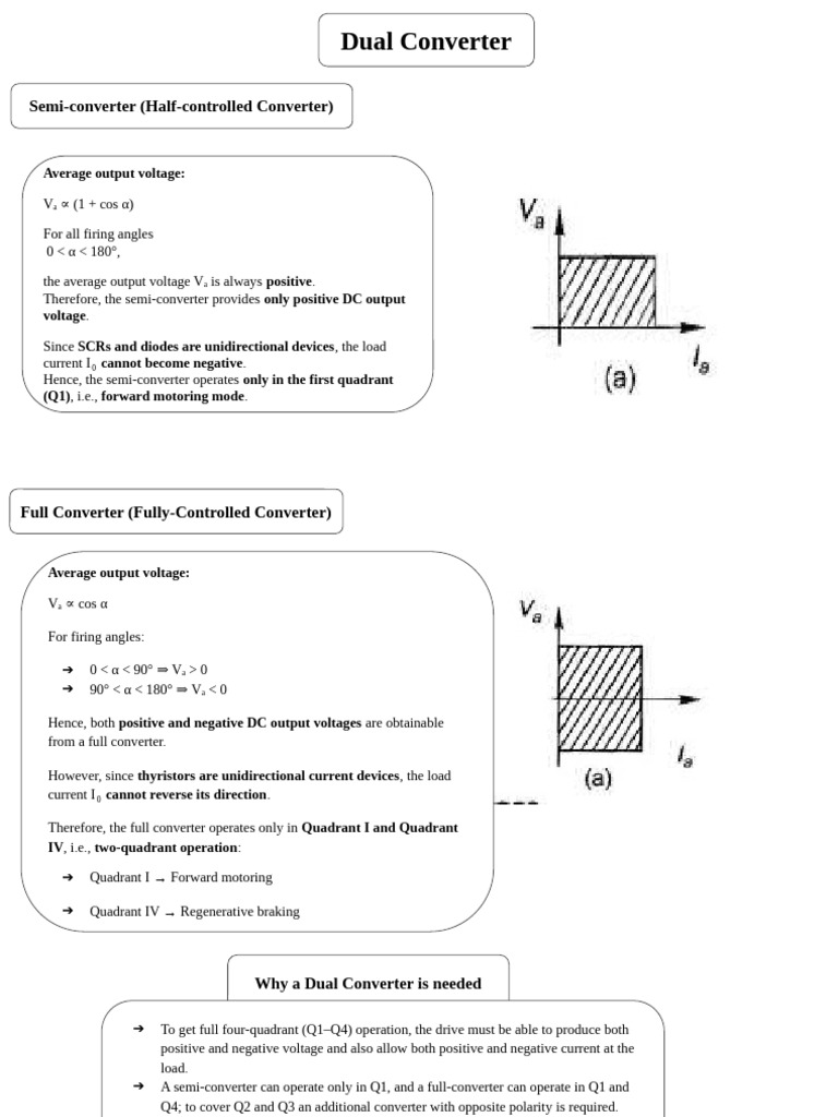 Three Phase Dual Converter | PDF | Electrical Engineering | Electricity