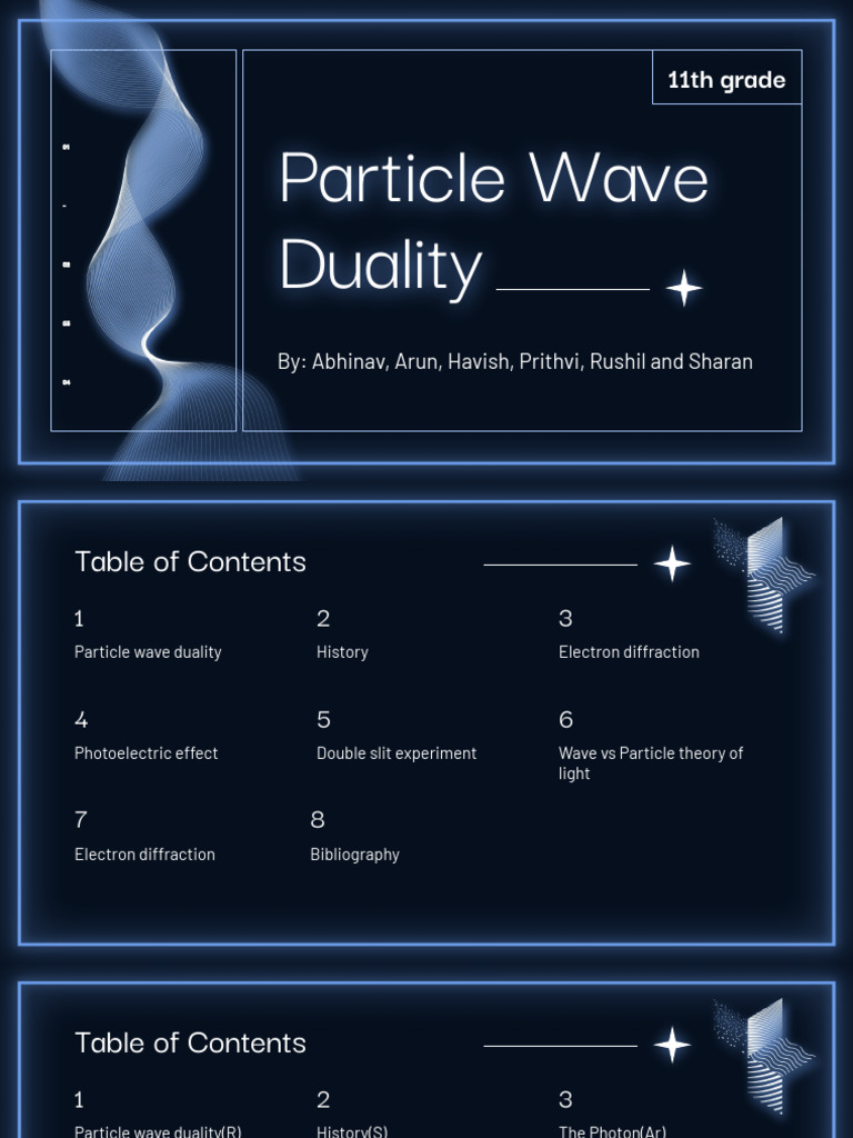 Understanding Wave-Particle Duality | PDF | Photon | Photoelectric Effect
