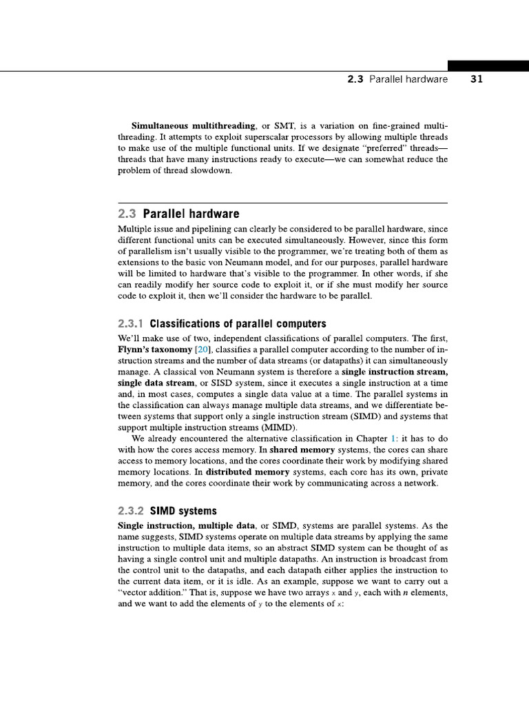 Parallel Computing Module 1 Part A | PDF