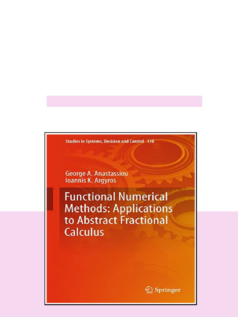 Functional Numerical Methods Applications To Abstract Fractional ...
