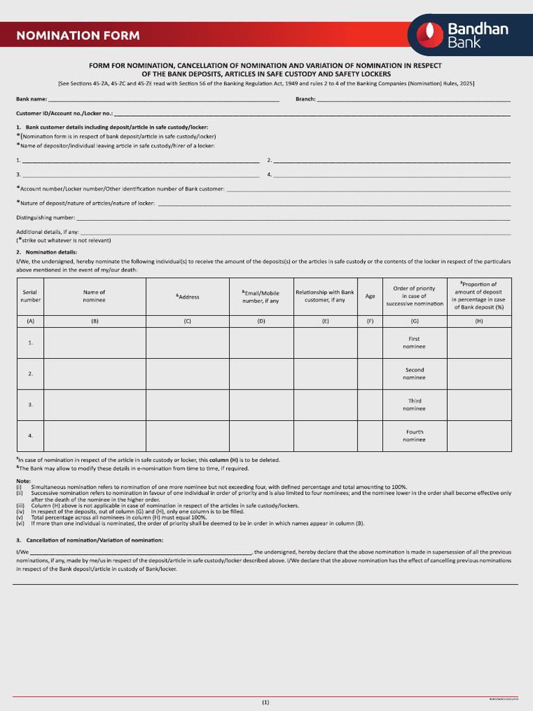 BND05933OCT25-26 Nomination Forms - CTC | PDF