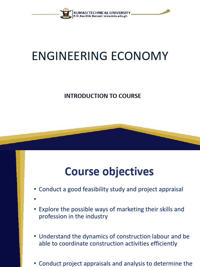 Engineering Economy: Course Overview | PDF | Economics | Engineering