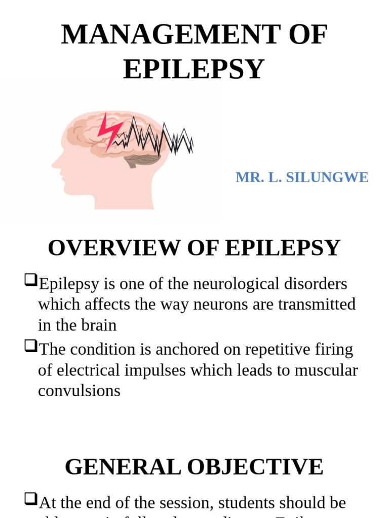 Management of Epilepsy | PDF | Epilepsy | Diseases And Disorders