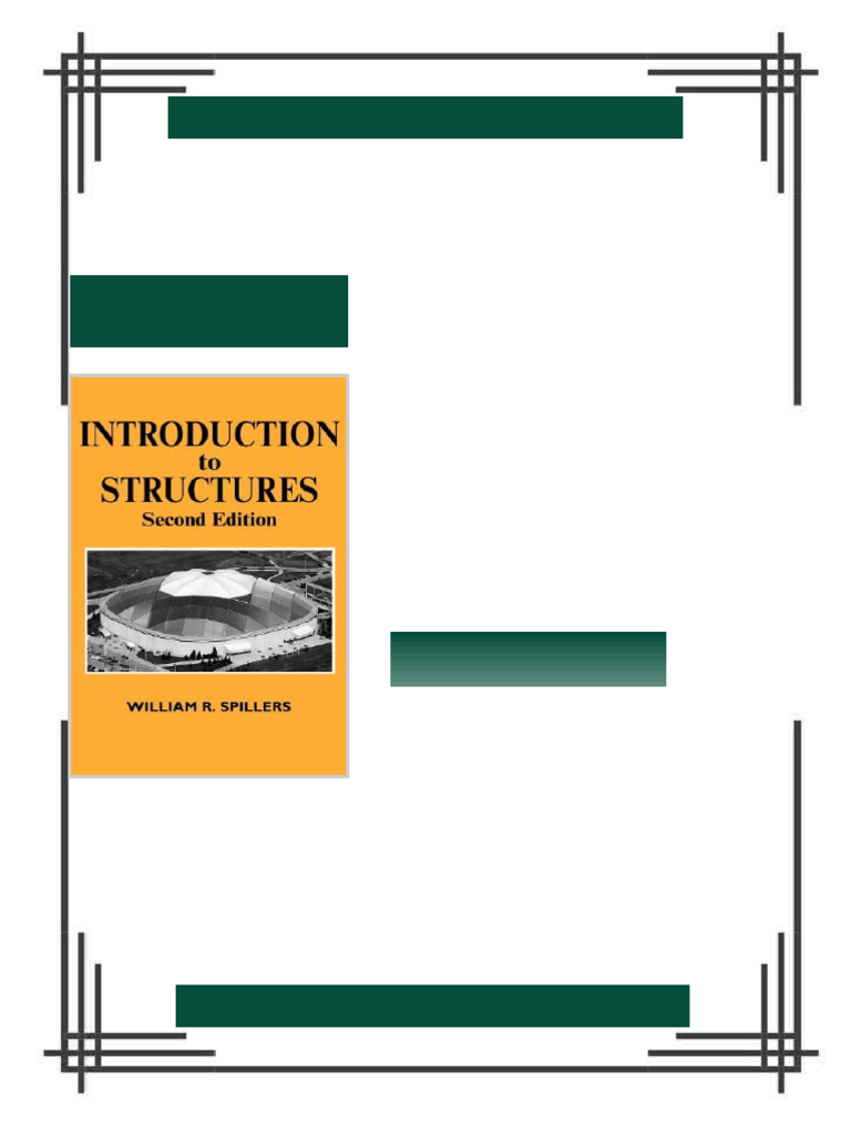 Introduction to Structures 2nd Edition W.R. Spillers ebook premium ...