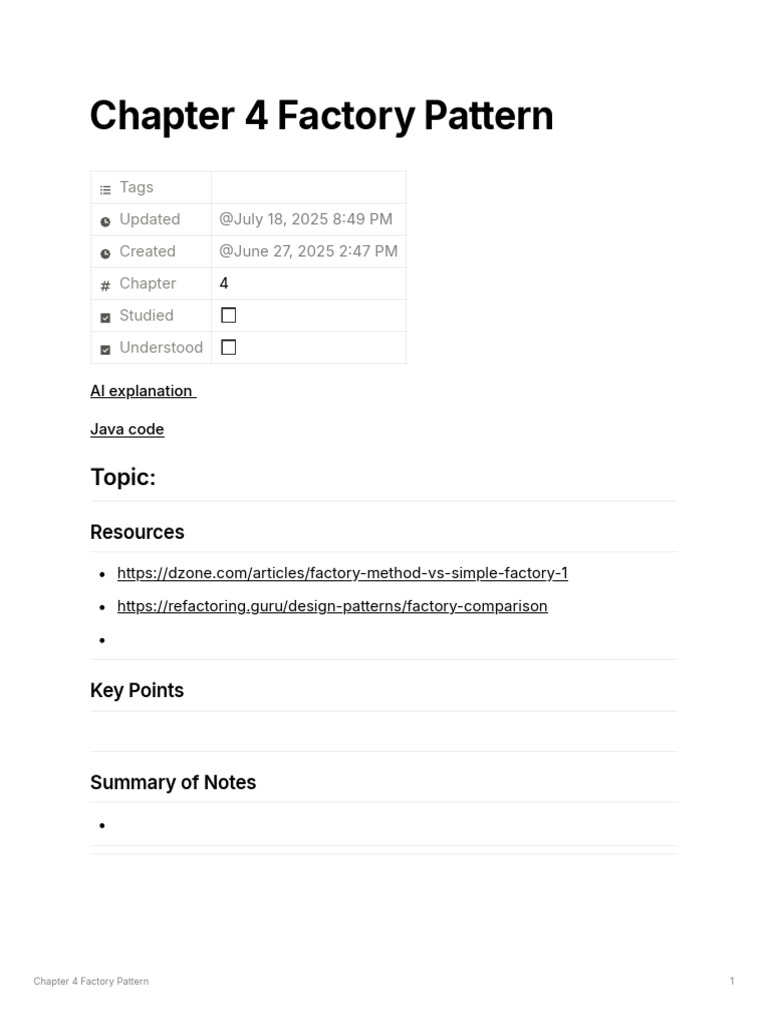 17ae9fde-34ca-4a1b-96cf-59cc726e1156_Chapter_4_Factory_Pattern | PDF | Class (Computer ...