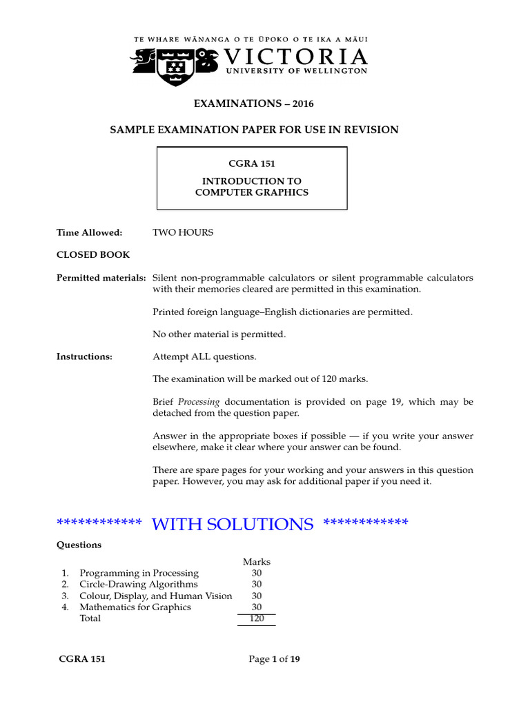 sample_exam_answers_v1 | PDF | Mathematics | Computer Programming