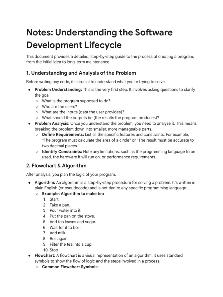 Gemini Unit 1 c Notes | PDF | Programming | Computer Program