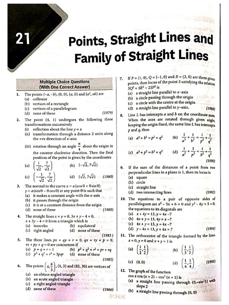 Pair of Straight Lines | PDF