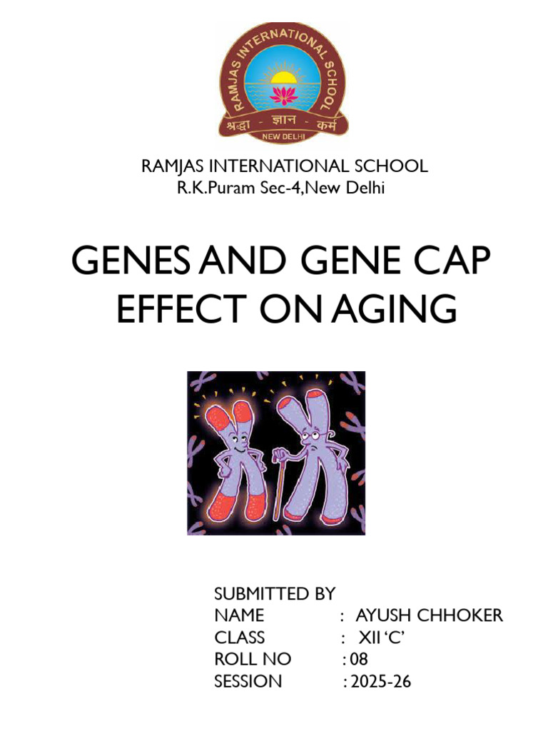 Genes and Gene Cap Effect On Aging: Ramjas International School R.K ...