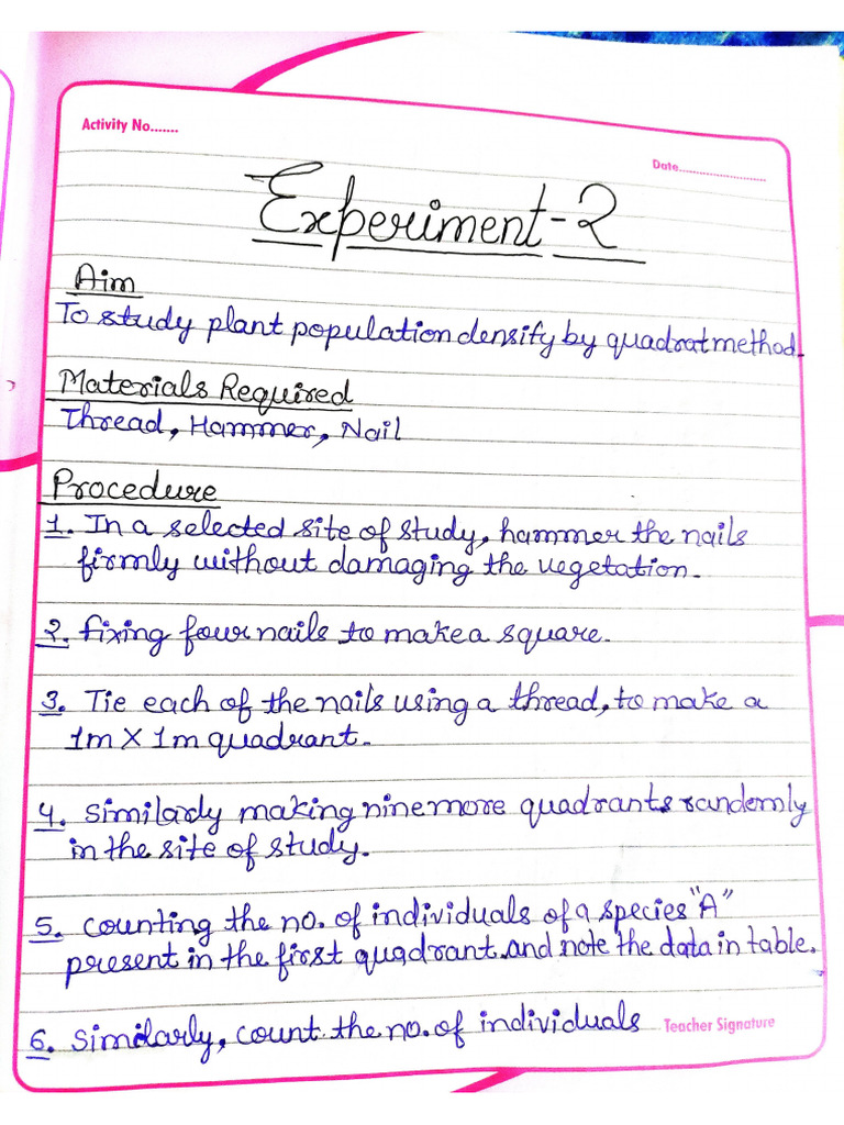 Experiment 2 Bio | PDF
