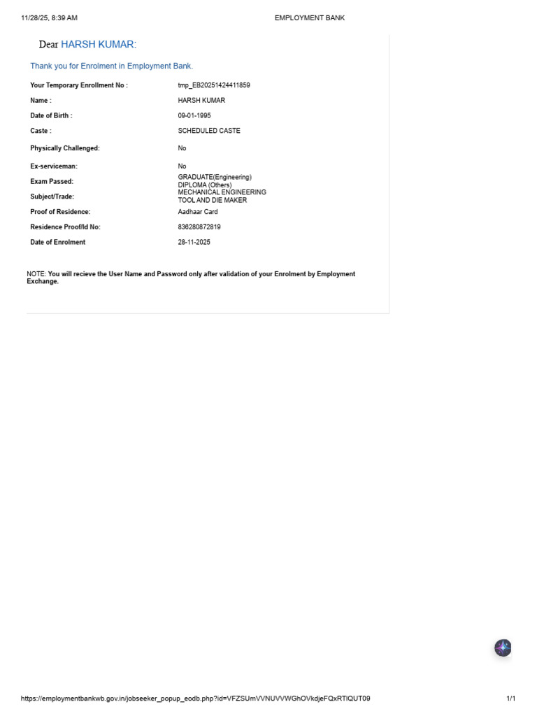 Employment Bank | PDF