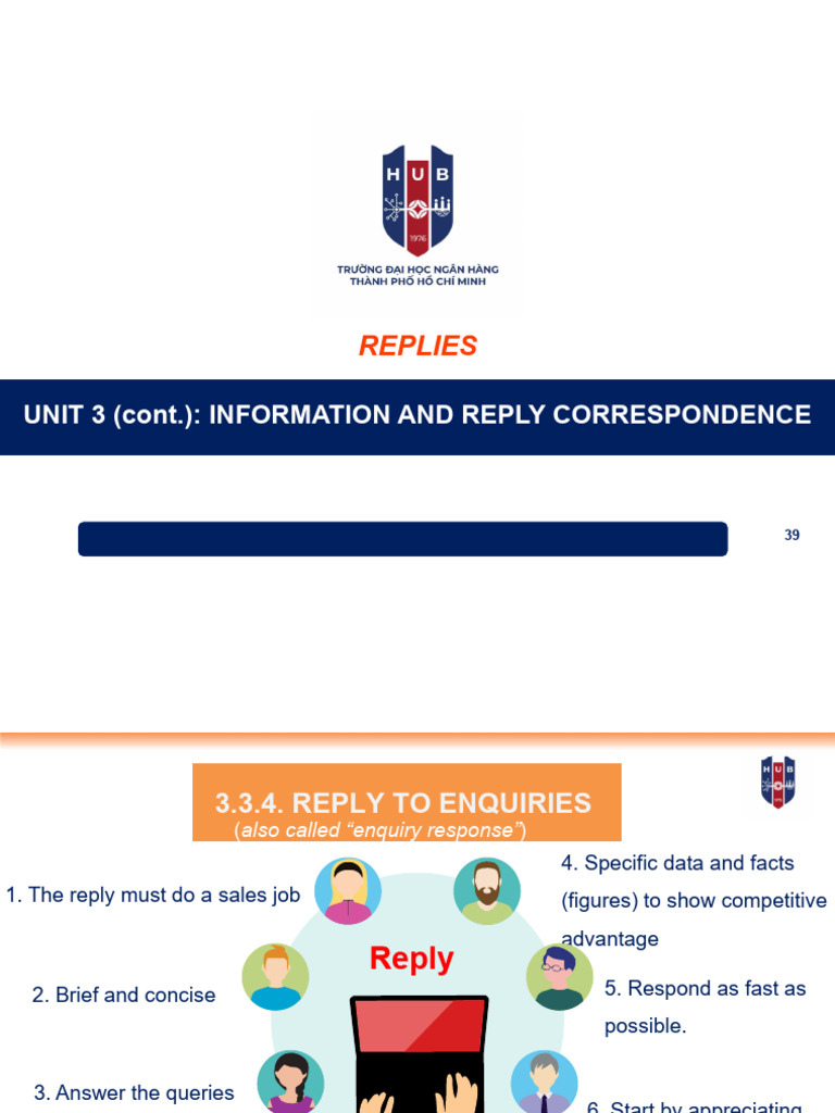 Effective Reply Strategies for Enquiries | PDF