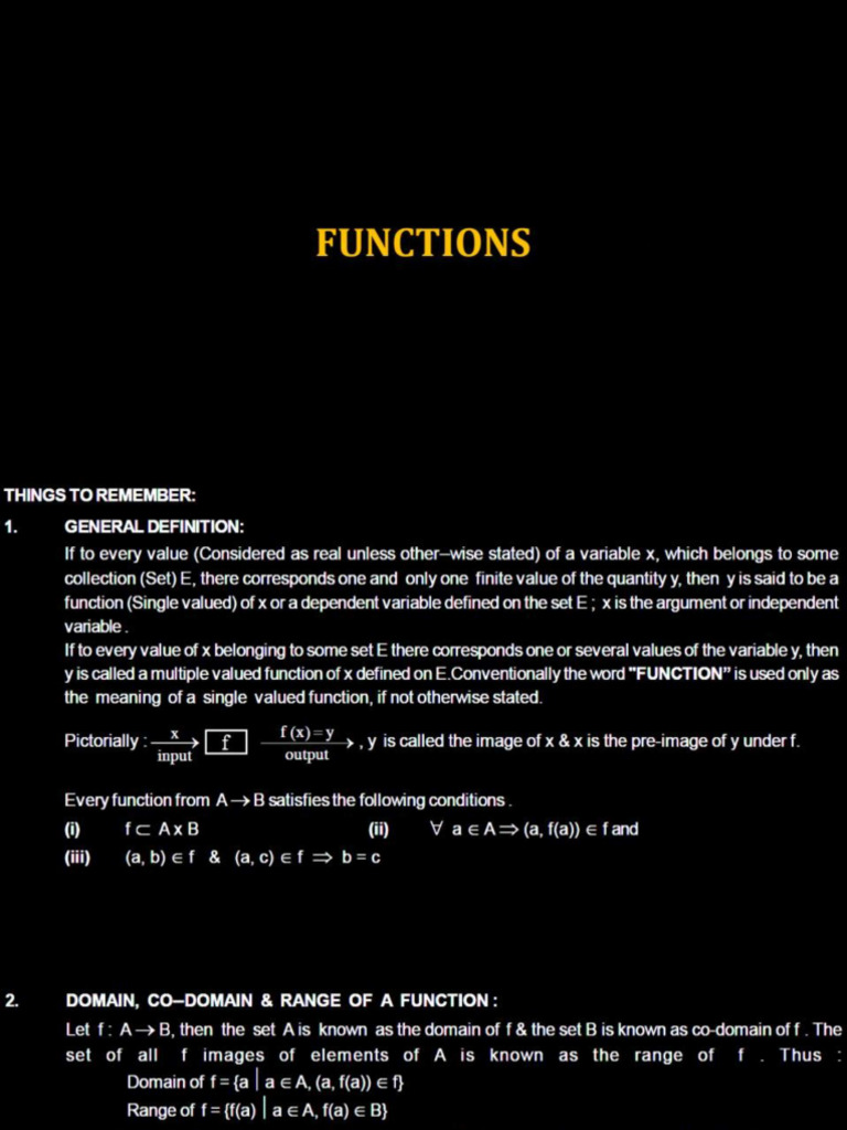 Quadratic Equation Function L 01 Class Notes Pract 251203 111119 | PDF