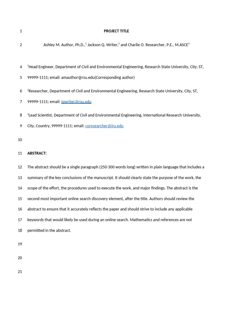 Civil Engineering Research Methodology | PDF | Abstract (Summary) | Science
