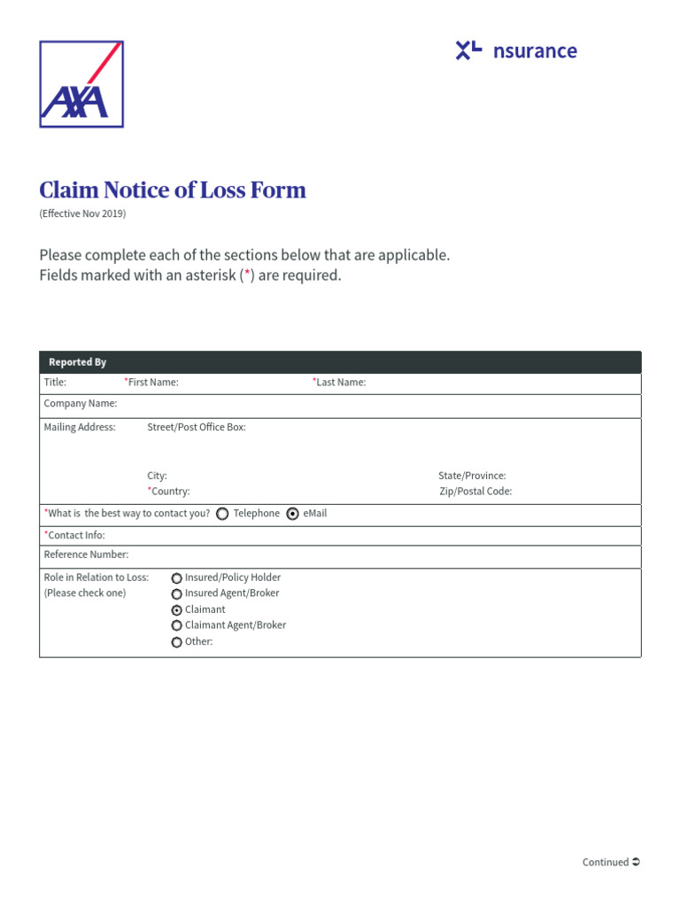 MARCR2450086 Claim Notice | PDF | Zip Code