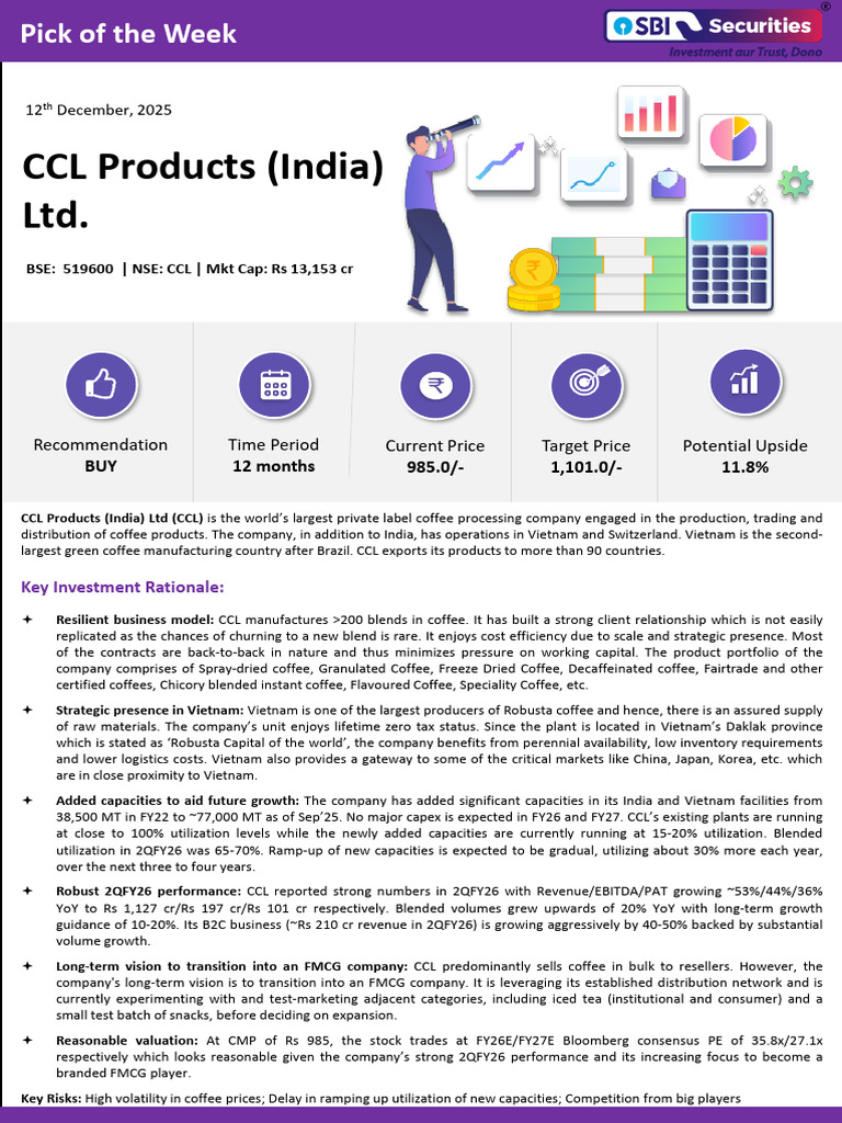 CCL Products: Coffee Industry Leader Insights | PDF | Coffee ...