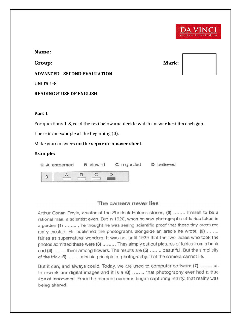 C1 Reading _ Use of English | PDF