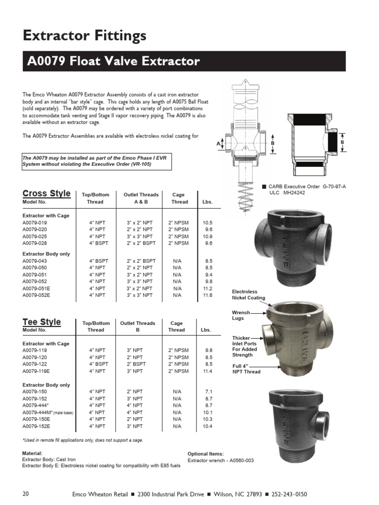 UST - A0079 Float Valve Extractor | PDF | Plumbing
