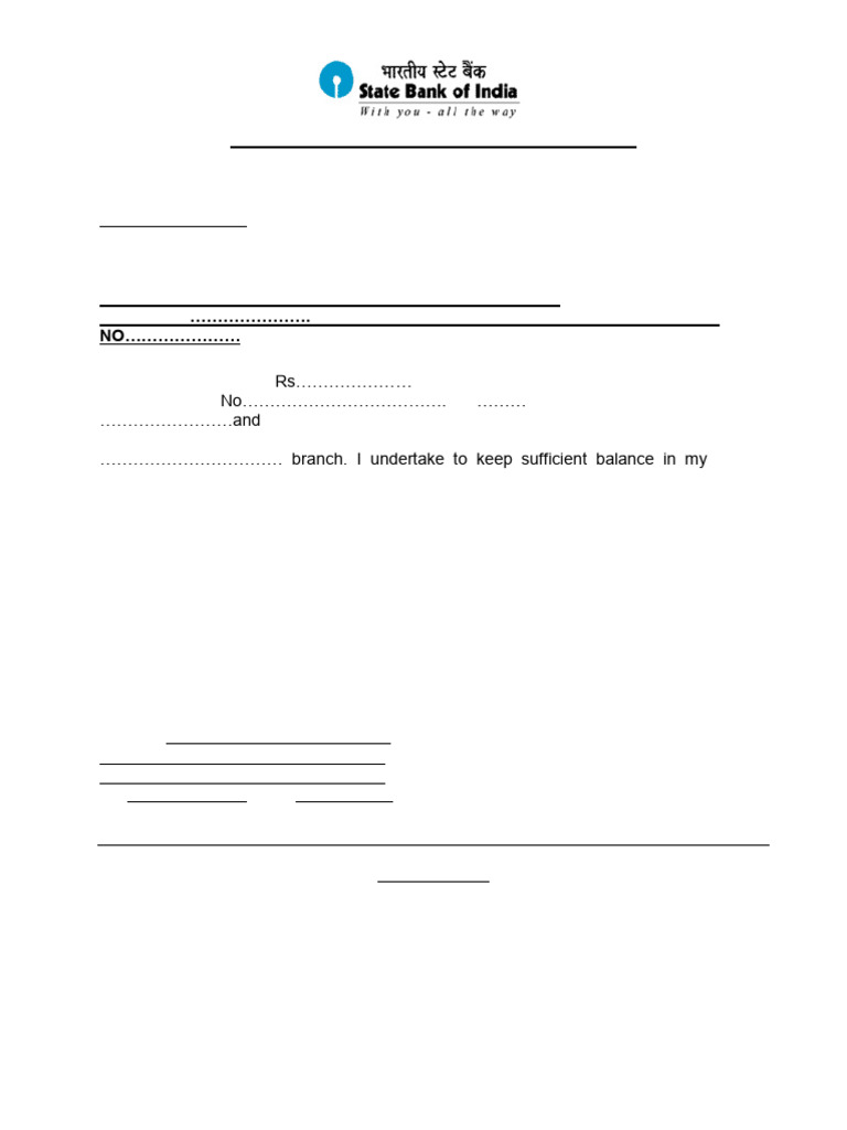 Si Standing Instruction | PDF