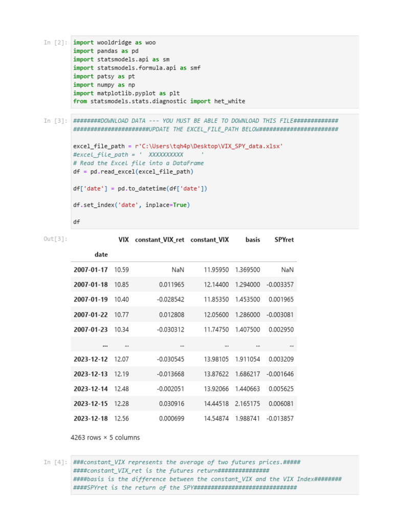 Exam Notebook (2) | PDF | Vix