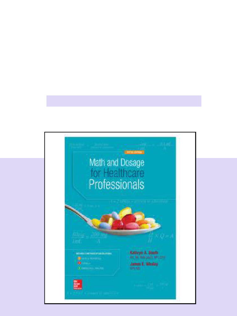 Test Bank for Math and Dosage Calculations for Healthcare Professionals ...