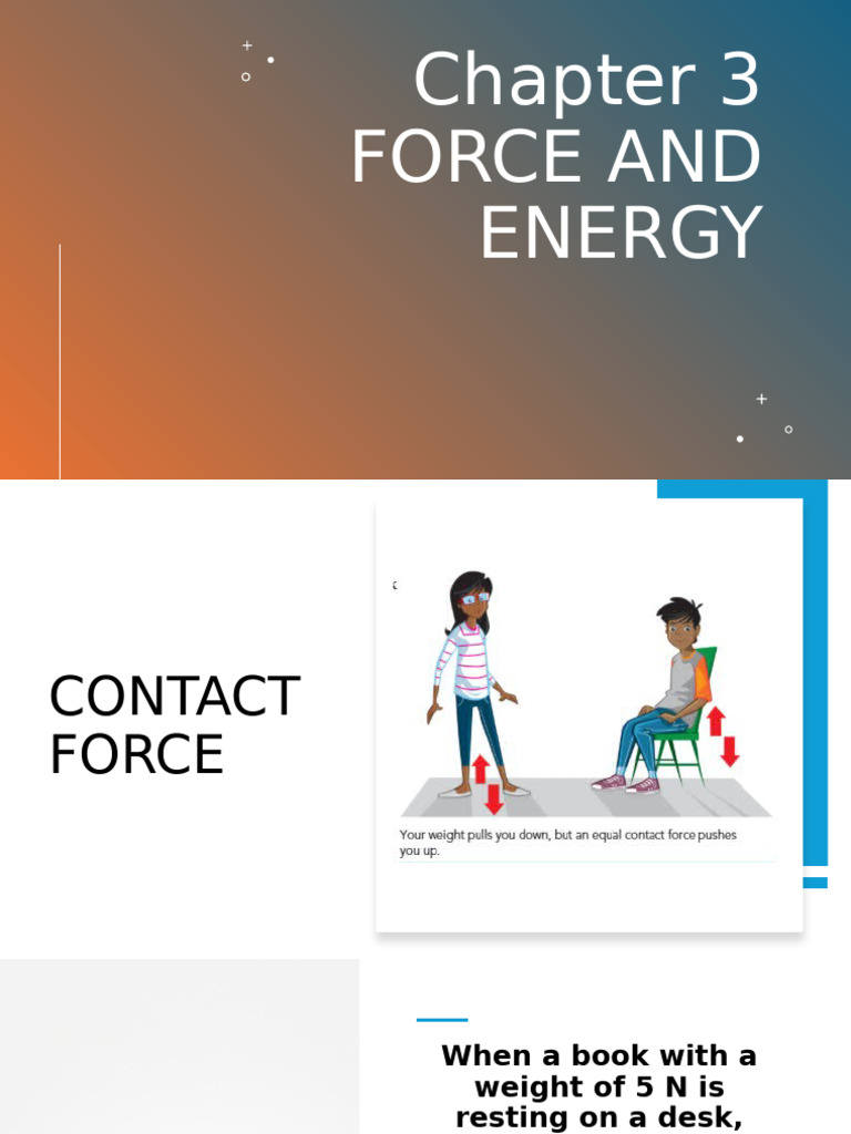 Chapter 3 Force and Energy | PDF | Weight | Force