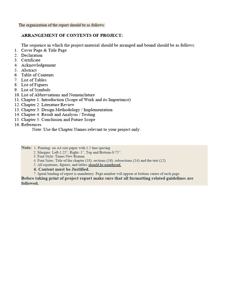 Third Year Mini Project Report Template (Final02) | PDF | Image ...