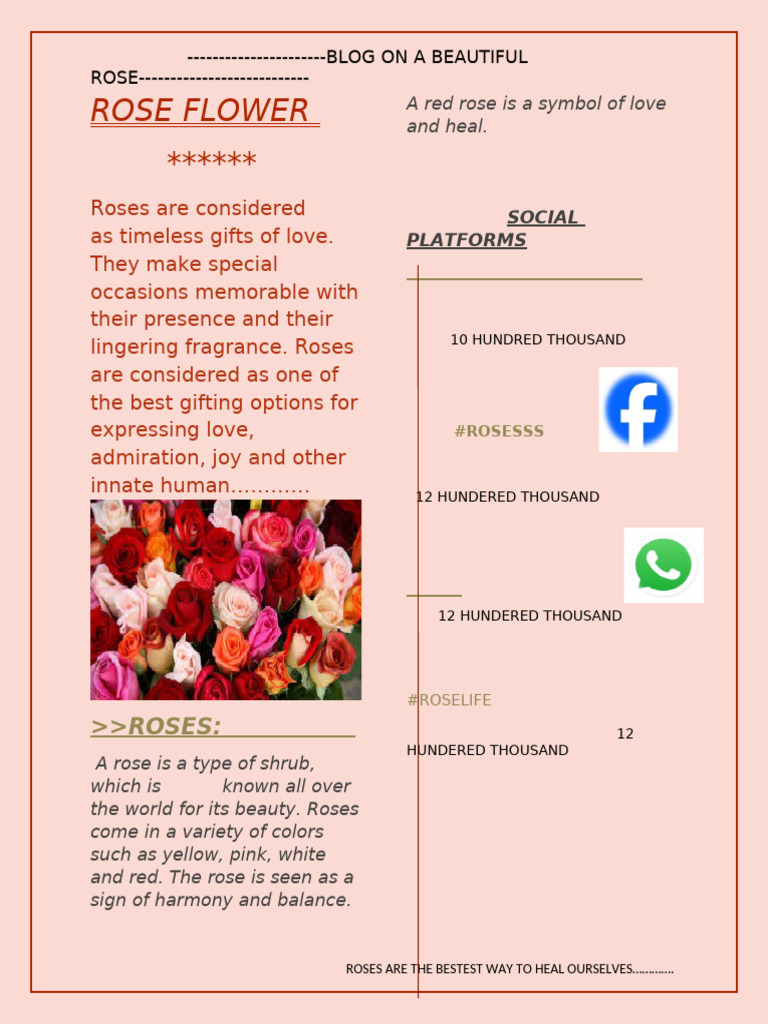 Aleena A | PDF | Rose | Botany