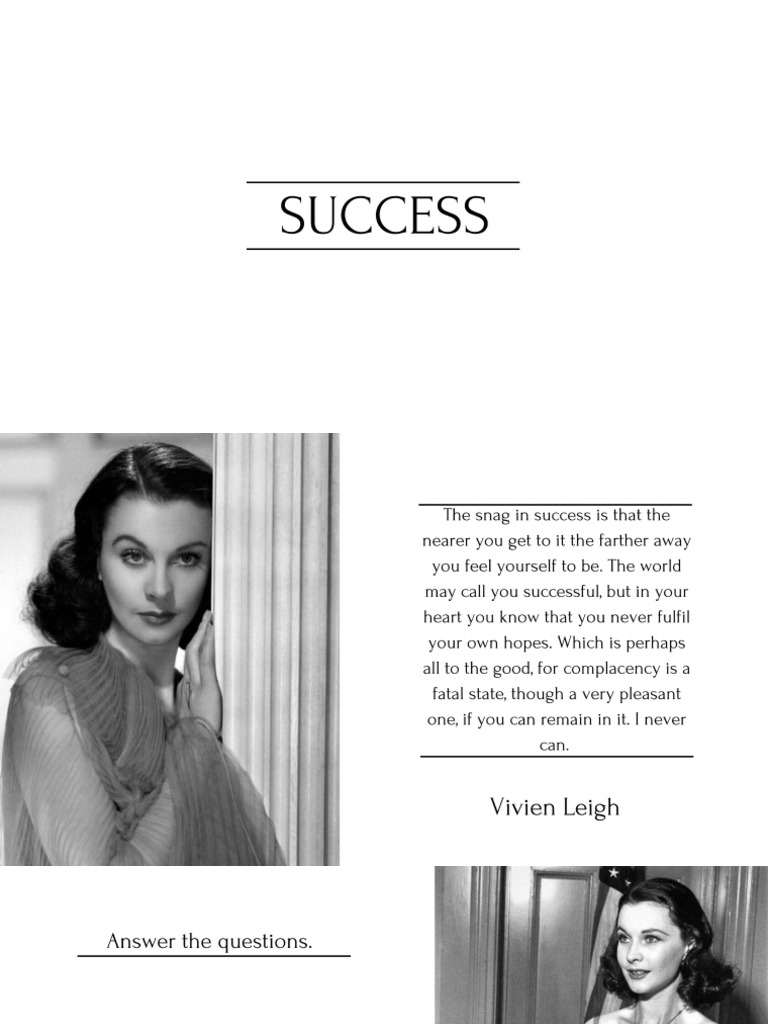 A2-B1. Let's Talk About Success. | PDF