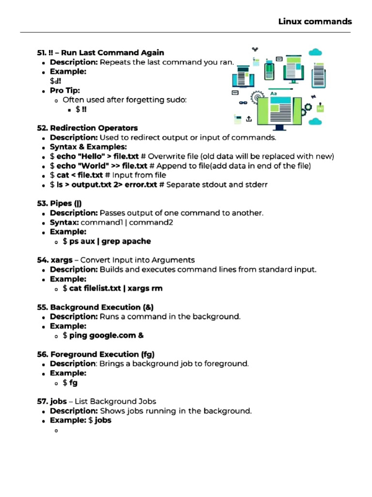 Linux Commands PDF 3 | PDF