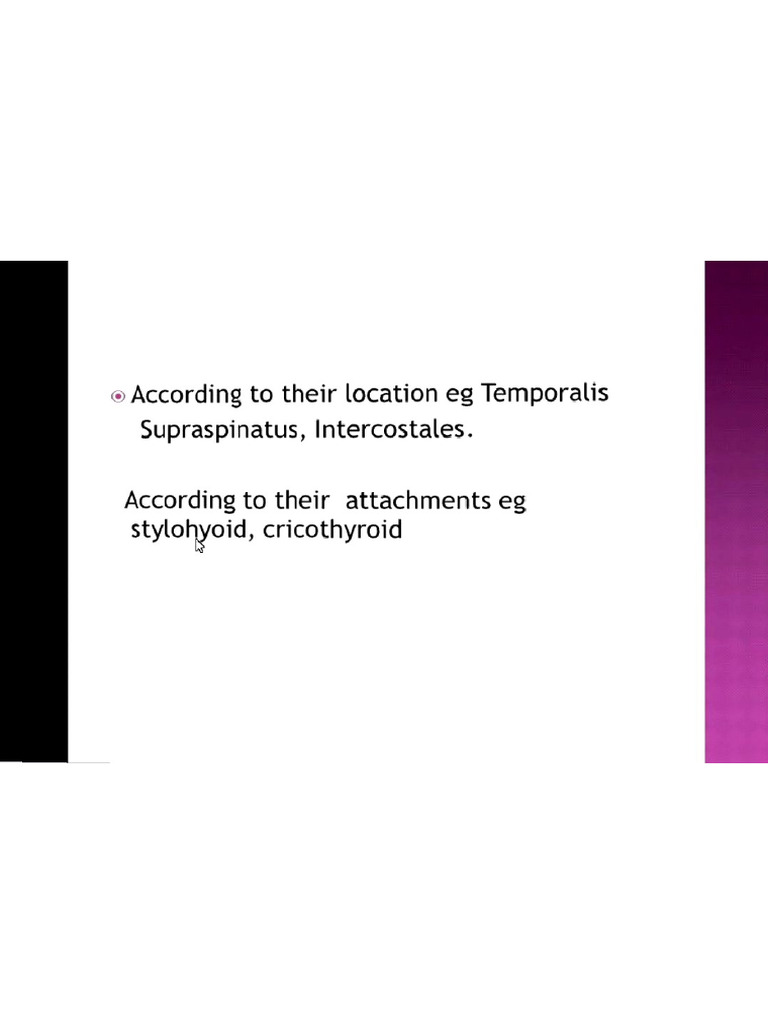 Classification of Muscles.. Part2 | PDF
