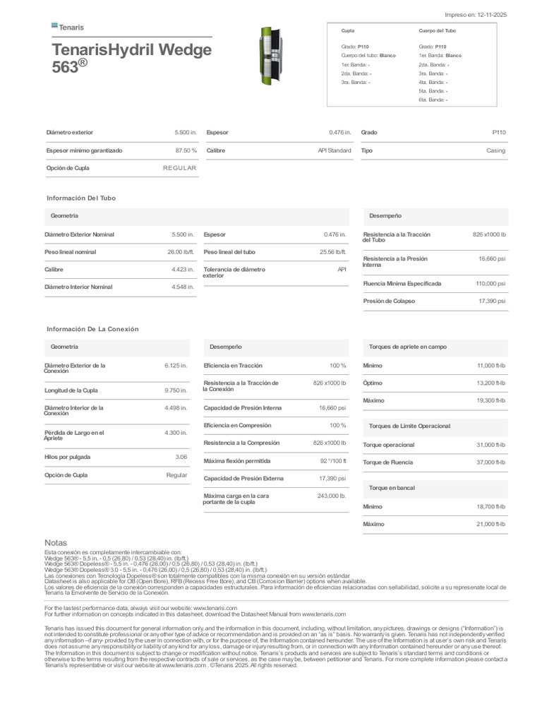 Wedge 563® 5,500_0,476_P110_12112025 | PDF
