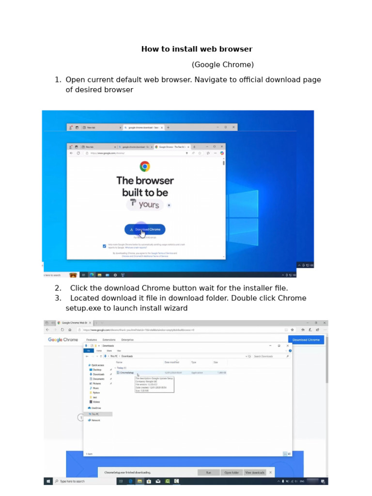 Install Web Browser | PDF