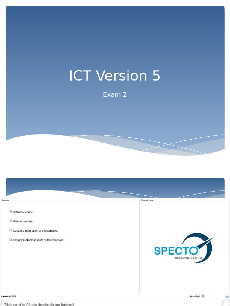 ICT Exam 2 | PDF