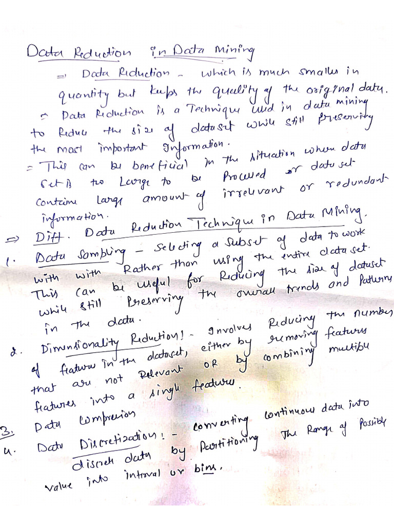 Data Reduction Technologies | PDF