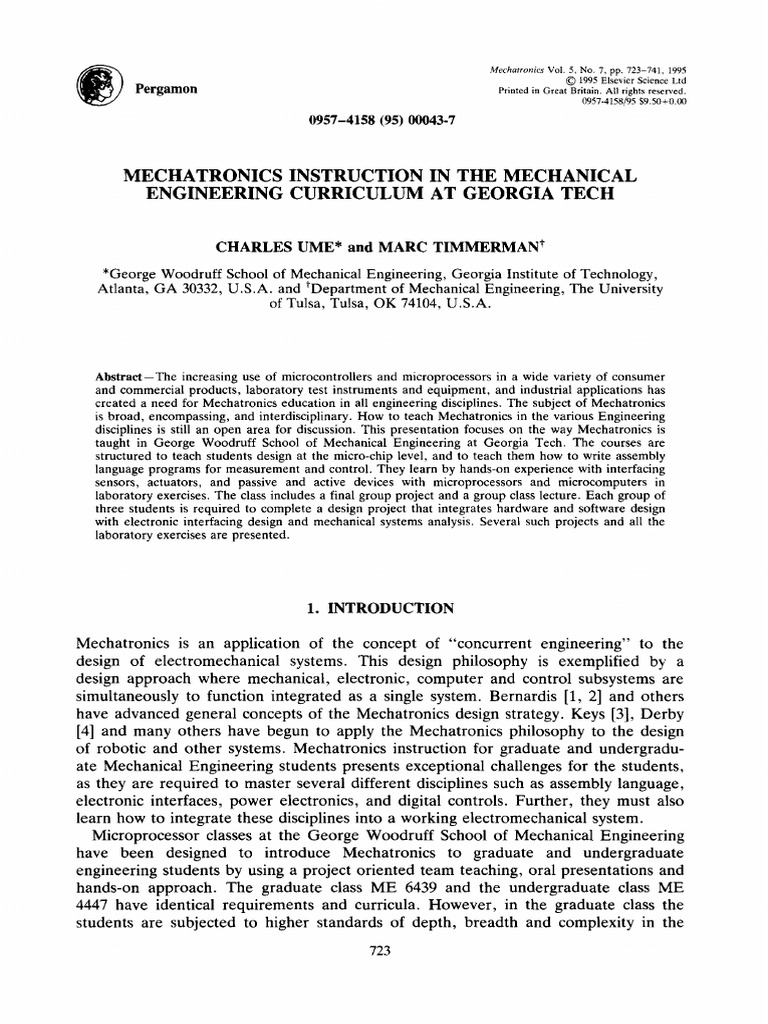 [Mechatronics 1995-Oct Vol. 5 Iss. 7] Charles Ume_ Marc Timmerman ...