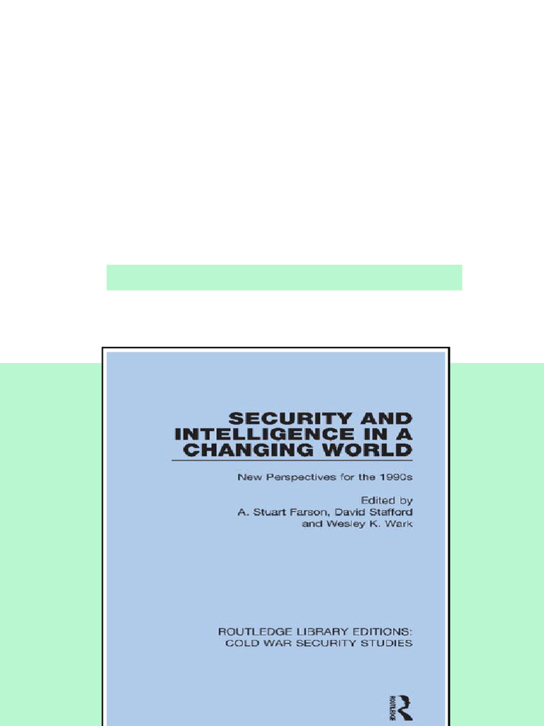 (Ebook) Security and Intelligence in a Changing World: New Perspectives ...