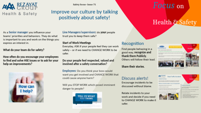 Safety Focus Issue- 71-R1 | PDF | Social Psychology