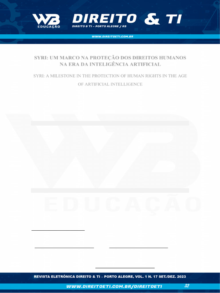 2_SyRI_+Um+Marco+na+Proteção+dos+Direitos+Humanos_Samoria_Lima | PDF ...