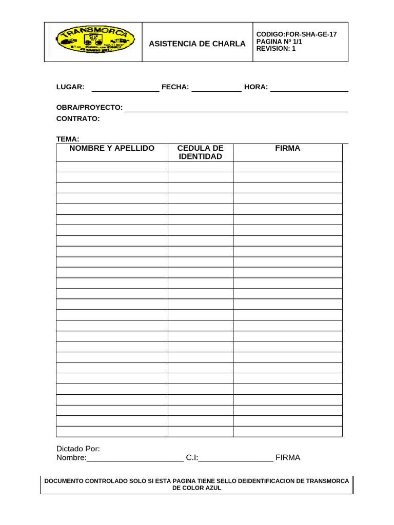 Charla | PDF