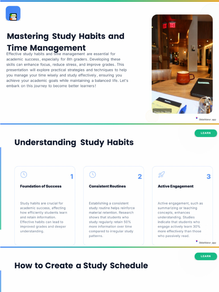 Mastering Study Habit nd Time Management | PDF