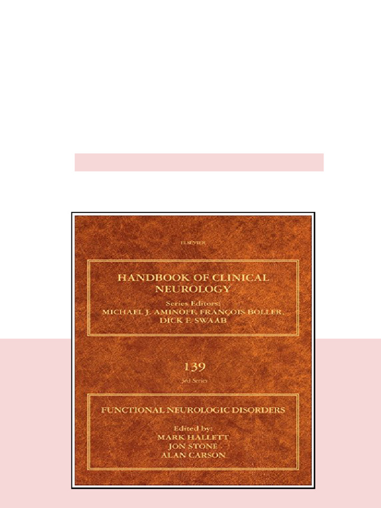 Functional Neurologic Disorders 1st Edition Mark Hallett Jon Stone And ...