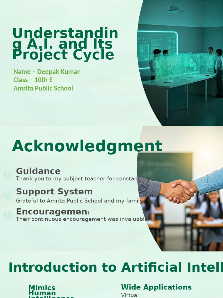 Understanding Ai Project Cycle Steps Pdf